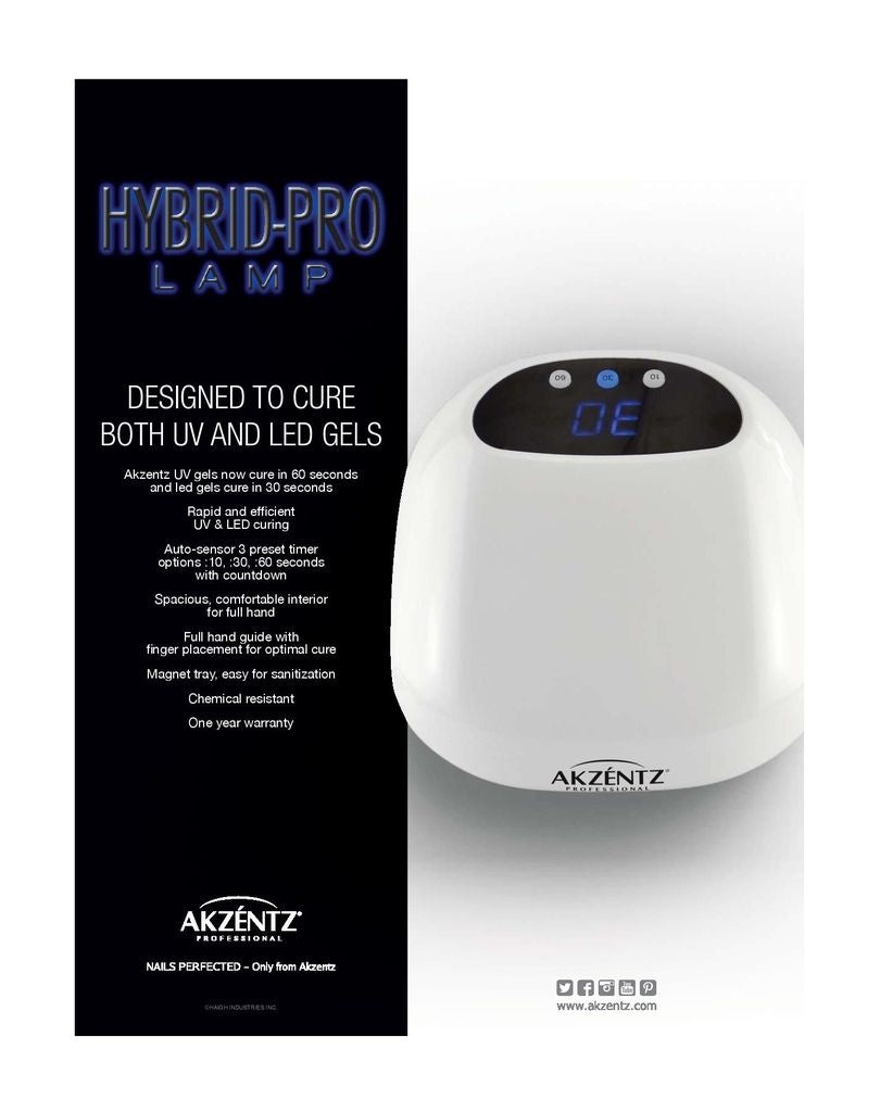 Professional Gel Lamp for Quick UV/LED Cure - Gellipop